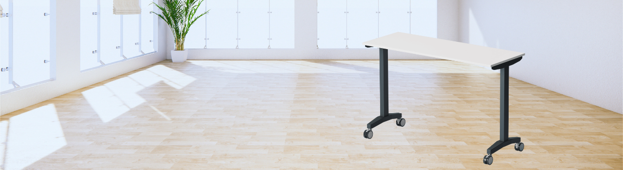 Dual Desk With Casters - Syona Roots